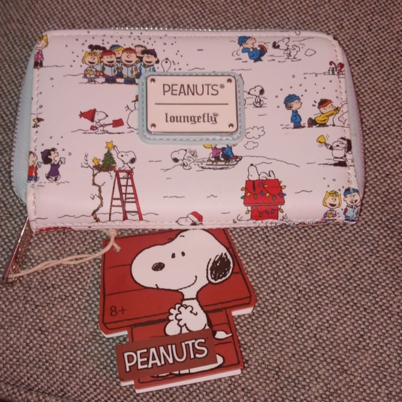 Loungefly | Bags | Peanuts Loungefly White Wallet | Poshmark